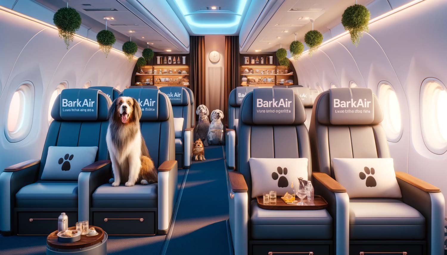 BARK Air Revoluciona Viagens Aéreas de Luxo para Cães - Viaje com Sabedoria